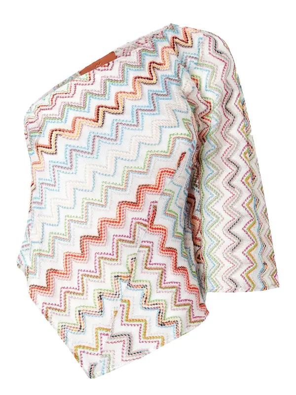 Missoni One-shoulder Top - White