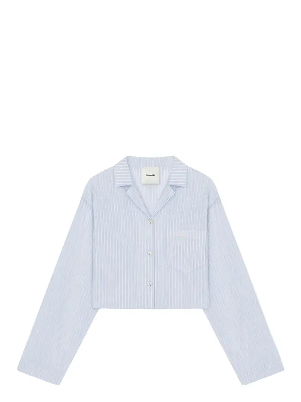 Nanushka Striped Shirt - Blue