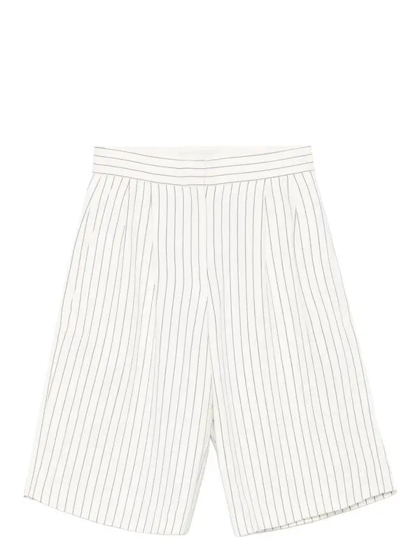 Loulou De Saison Striped Shorts - White