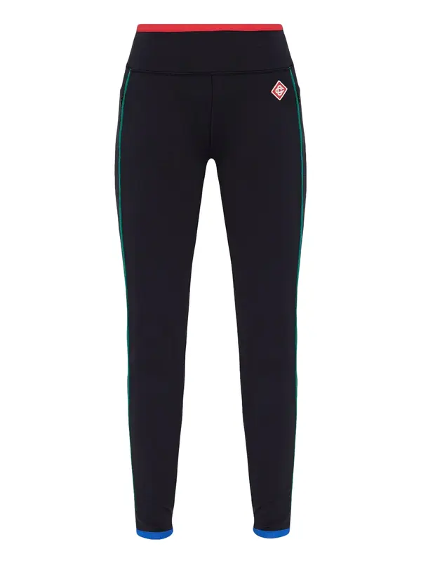 Casablanca Logo-patch Leggings - Black