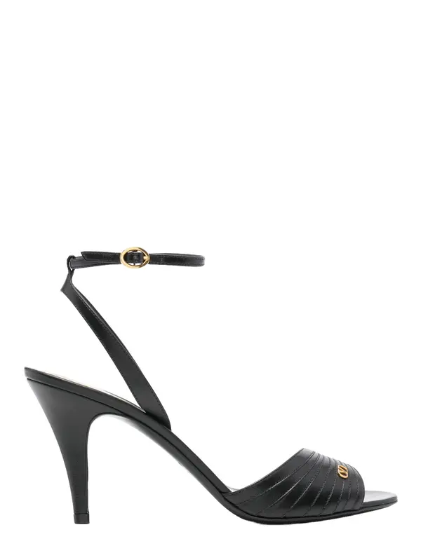 Valentino Garavani 85mm Ladycrush Sandals - Black
