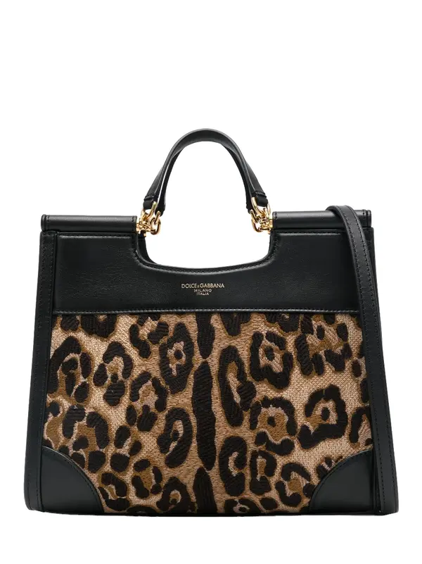 Dolce & Gabbana Small Sicily Tote - Black