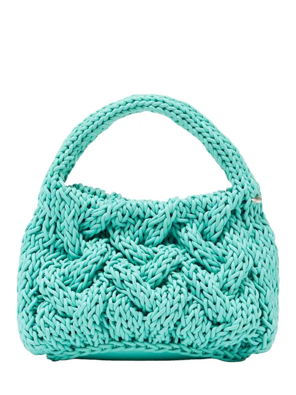 JW Anderson Small Cable Knit Bag - Green