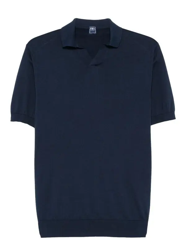Fedeli Fuji Polo Shirt - Blue