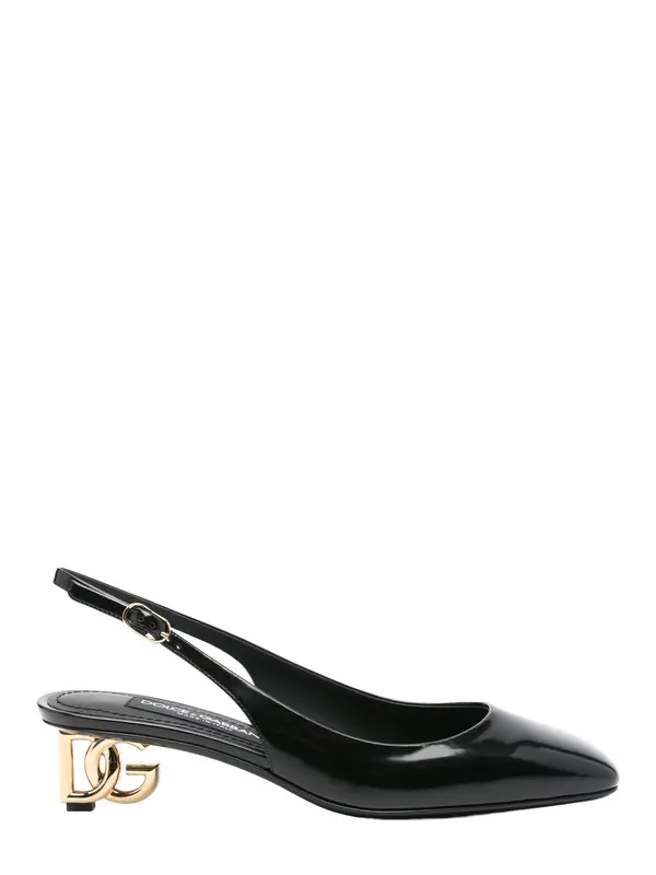 Dolce & Gabbana Dna 40mm Logo-heel Pumps - Black