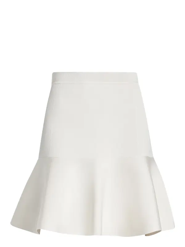 TOM FORD Peplum Mini Skirt - White
