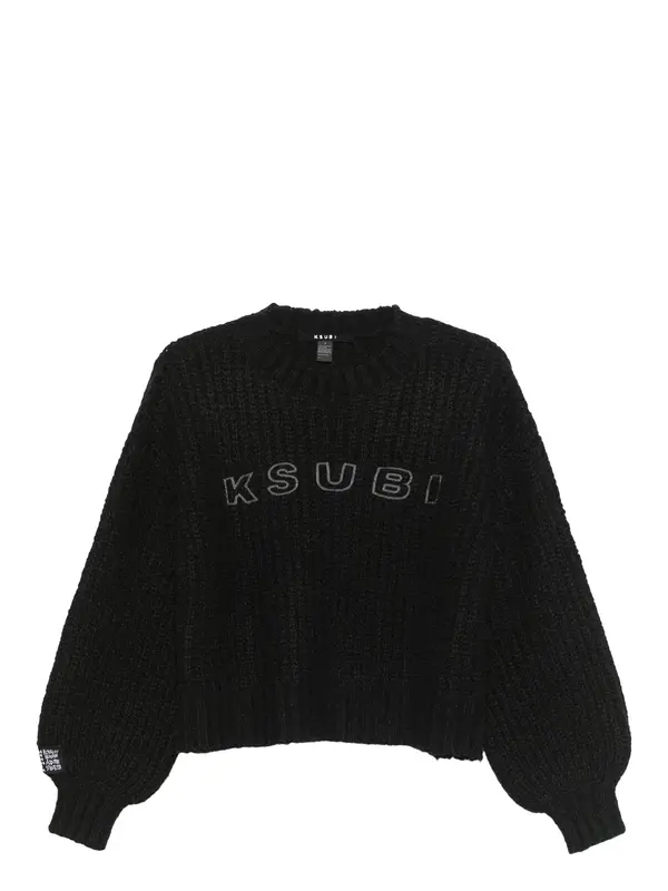 Ksubi The Bookie Knit Sweater - Black