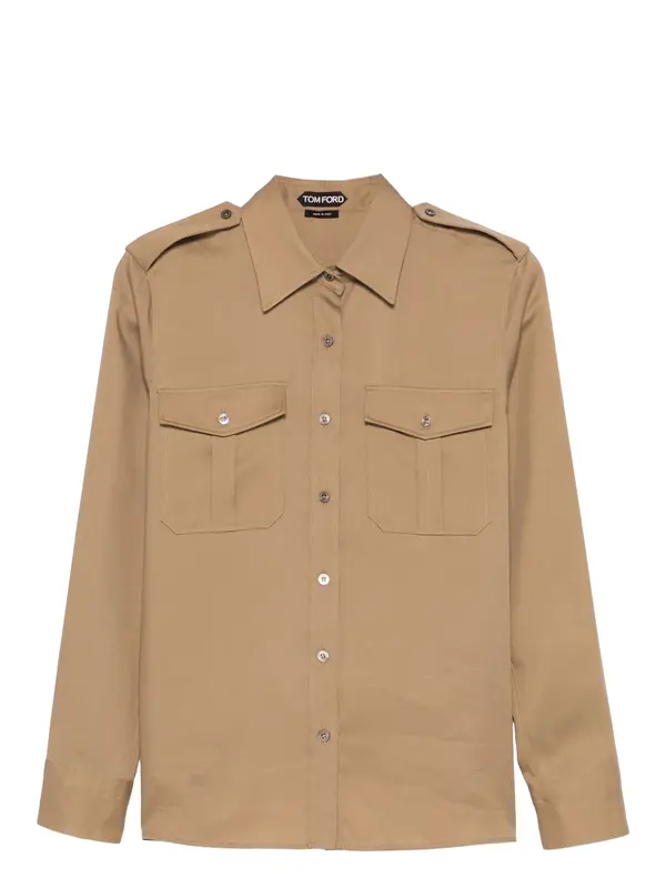 TOM FORD Long-sleeve Shirt - Neutrals
