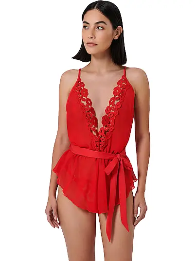 Victoria's Secret Bluebella For Victoria’s Secret Marian Teddy - Red