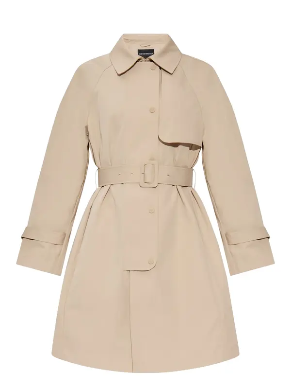 Emporio Armani Waterproof Trench Coat - Neutrals