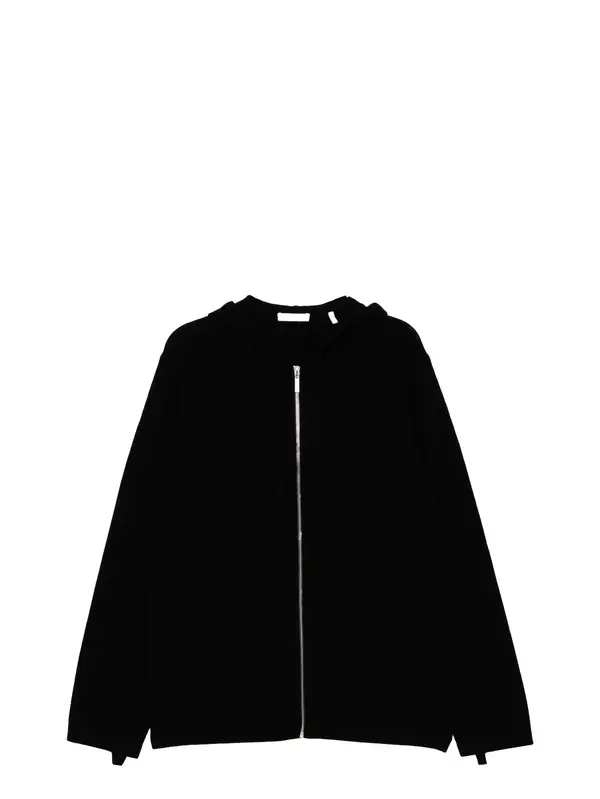 Helmut Lang Mohawk Full Zip-up Hoodie - Black