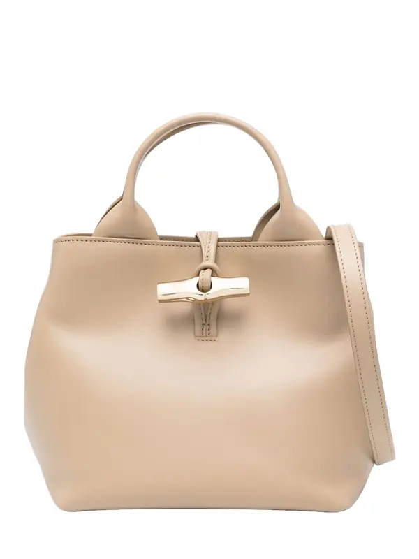 Longchamp Le Roseau Small Tote Bag - Neutrals