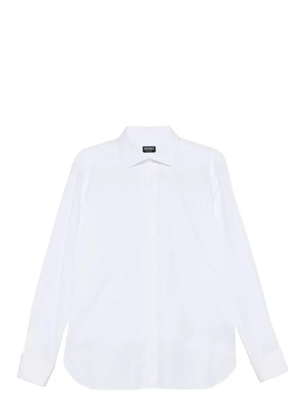 Zegna Poplin Shirt - White