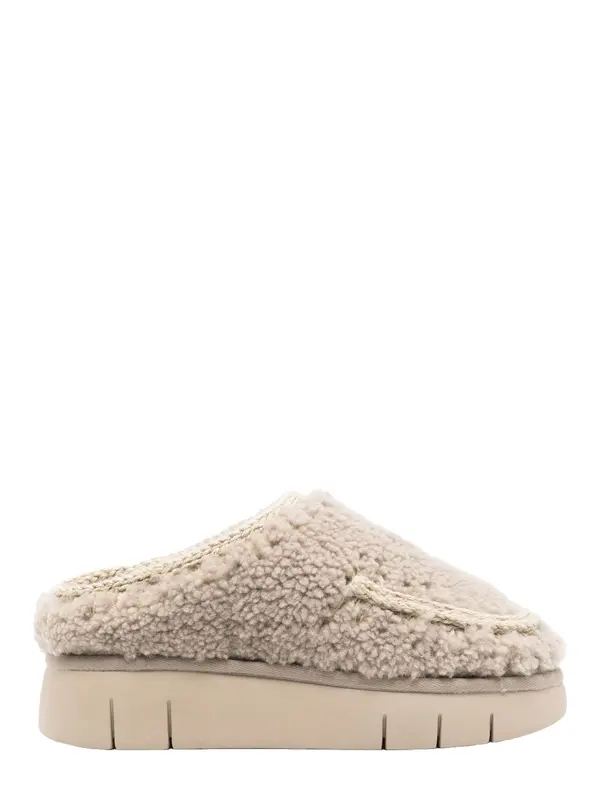 Mou Shearling Slippers - Grey