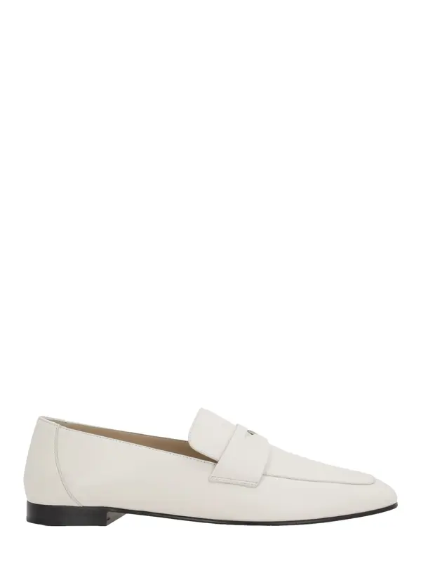 Le Monde Beryl Leather Loafers - White