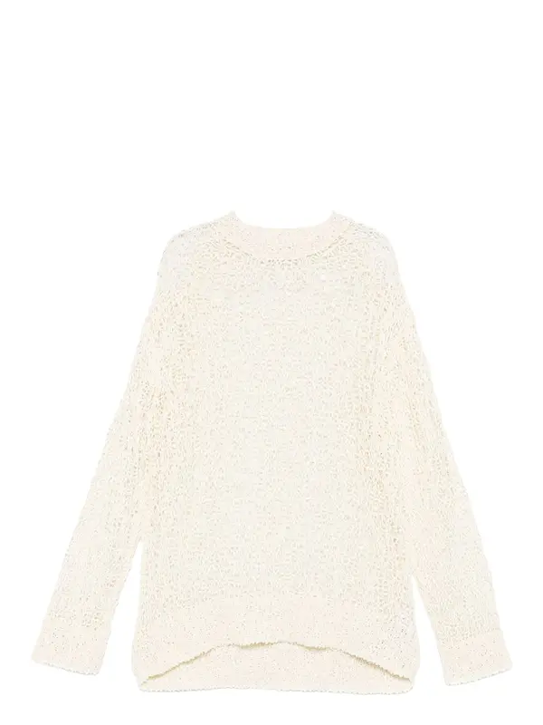 JIL SANDER Open-knit Sweater - Neutrals