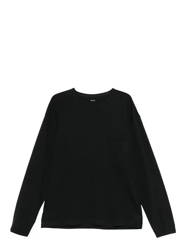 LEMAIRE Jersey-texture T-shirt - Black
