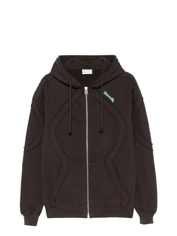 BLUEMARBLE Zip-up Hoodie - Brown