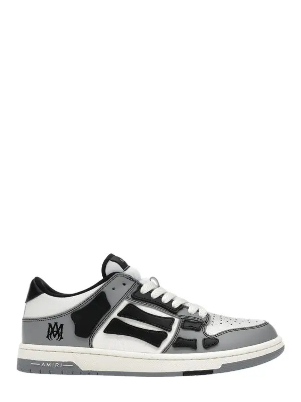 Amiri Varsity Skel Top Low Sneakers - Black