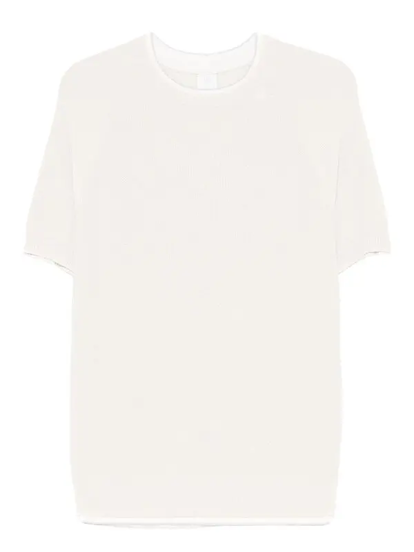 Eleventy Fine-knit T-shirt - Neutrals