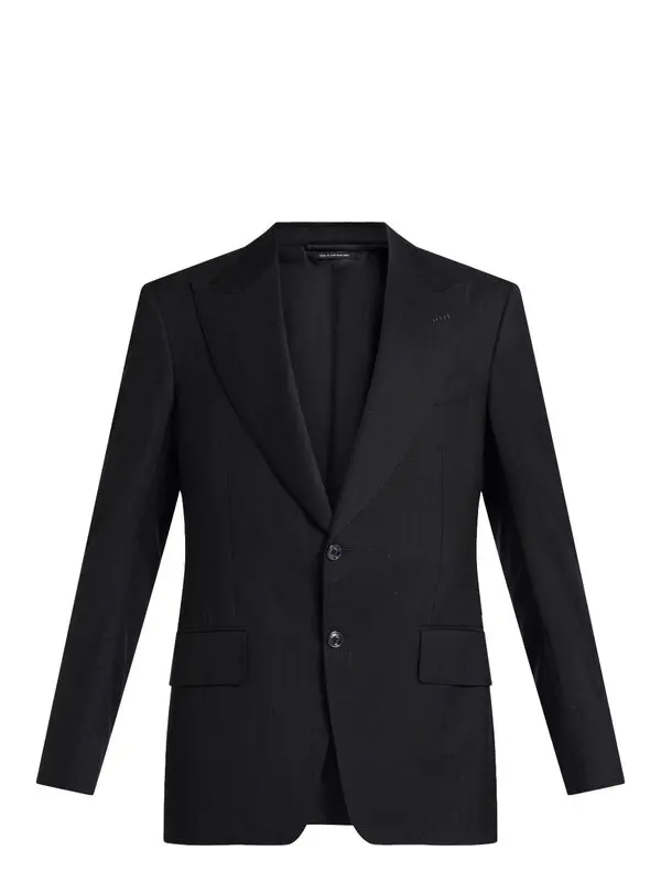 TOM FORD Single-breasted Blazer - Black
