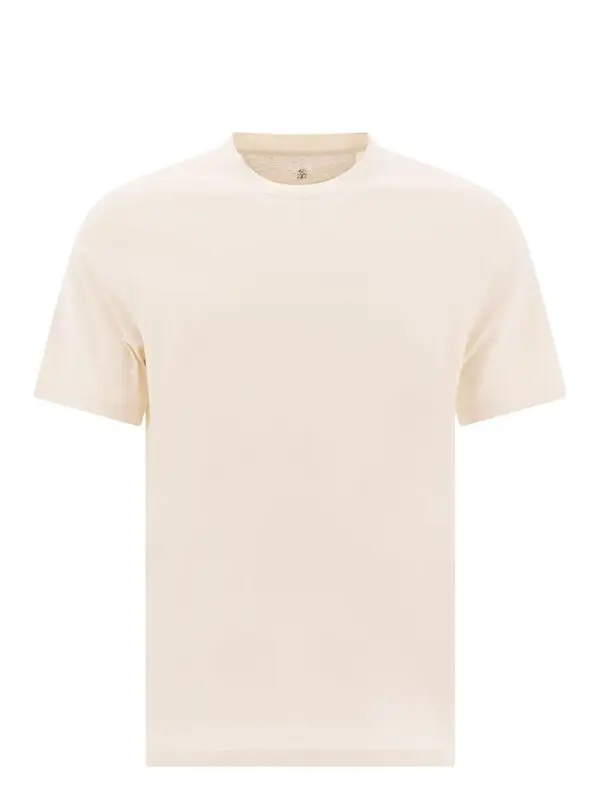 Brunello Cucinelli Jersey T-shirt - Neutrals