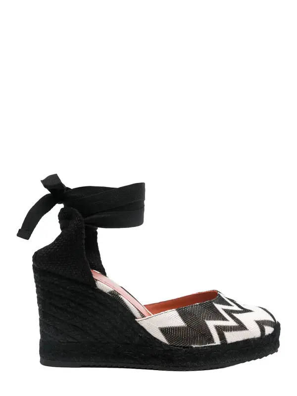 Missoni Zigzag-woven Espadrilles - Black