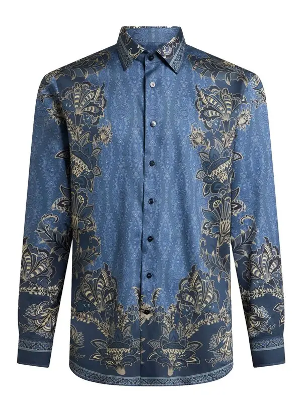 Etro Printed Shirt - Blue