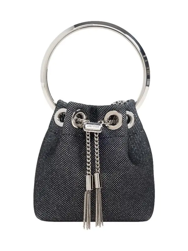 JIMMY CHOO Mini Bon Bon Tote Bag - Grey
