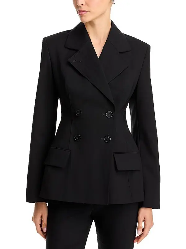 Co Double Breasted Blazer - Black