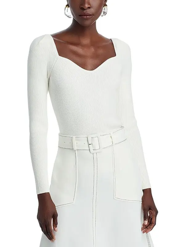 Elie Tahari The Soraya Sweater - Sky White