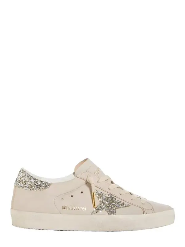 GOLDEN GOOSE Super-star Low Top Sneakers - Gray Mornp