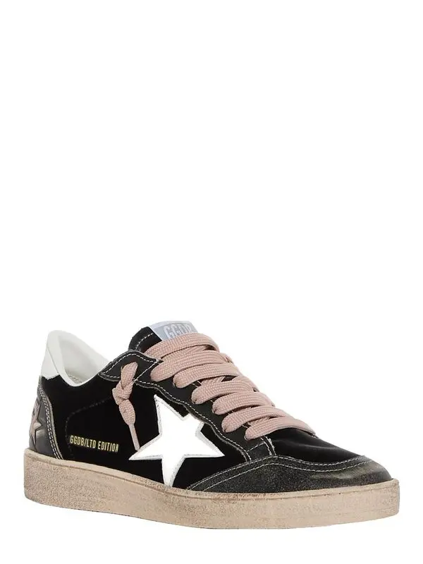 GOLDEN GOOSE Ball Star Low Top Sneakers - Antracitew
