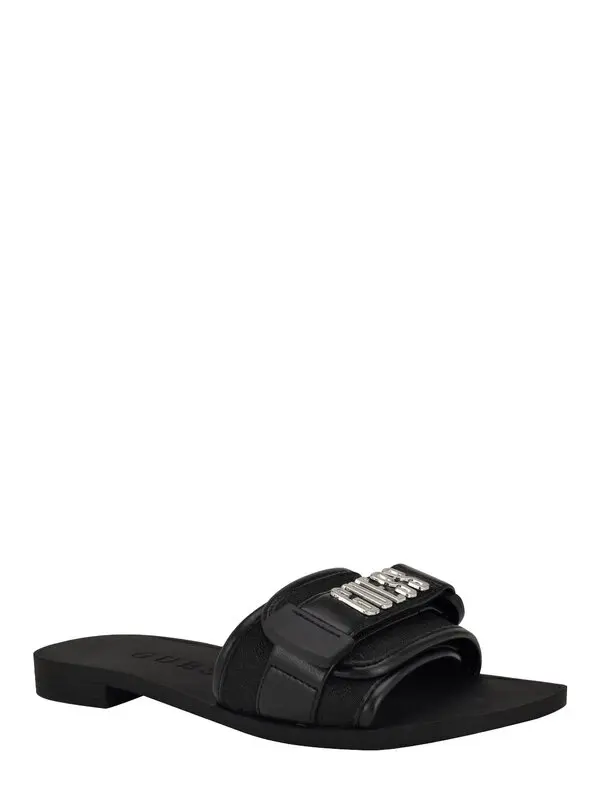 Guess Elyze Slide Sandal - Black