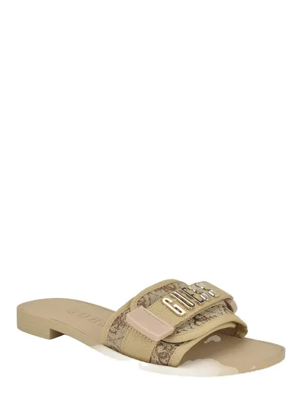 Guess Elyze Slide Sandal - Golden Beige