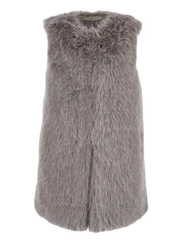 Herno Faux Fur Sleeveless Jacket - Pink
