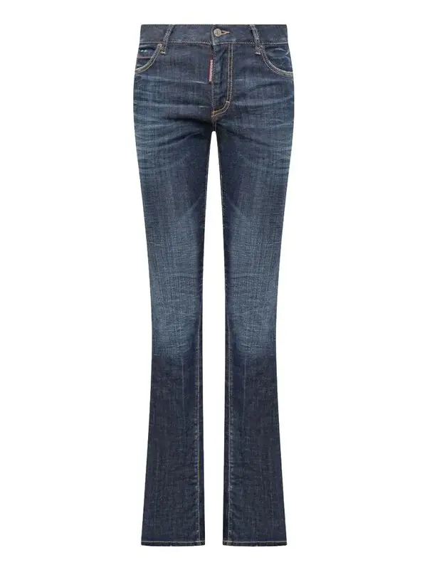 Dsquared2 Medium Waist Jeans - Blue