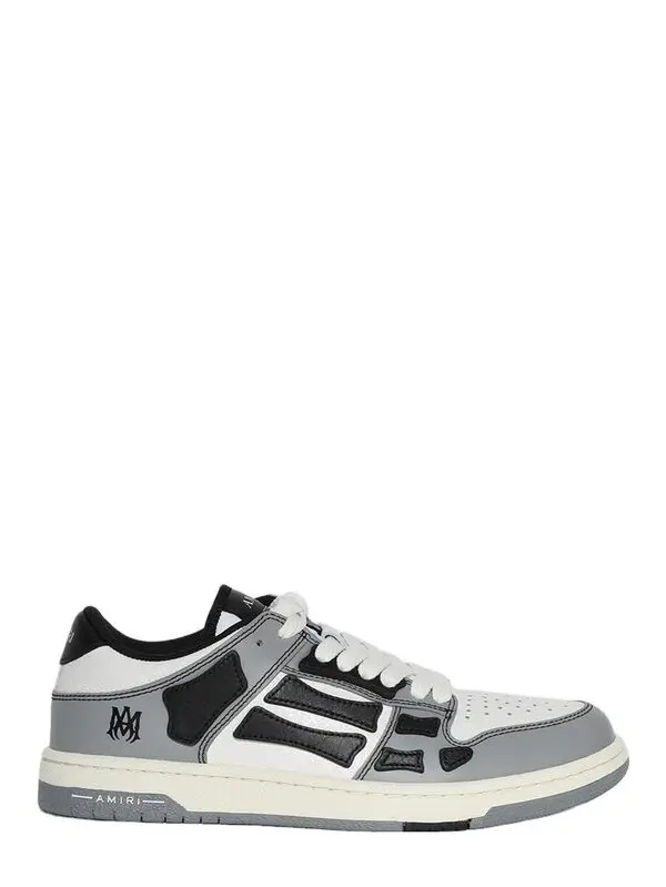 Amiri Varsity Skel Top Low Sneakers - Black