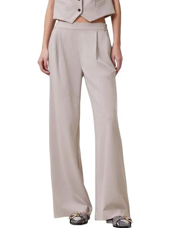 ALLSAINTS Aleida Wide Leg Trousers - Dark Gull Grey
