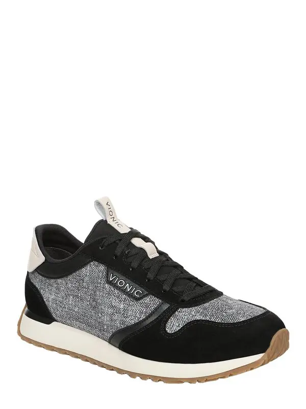 Vionic Monarch Sneaker - Heathered Black
