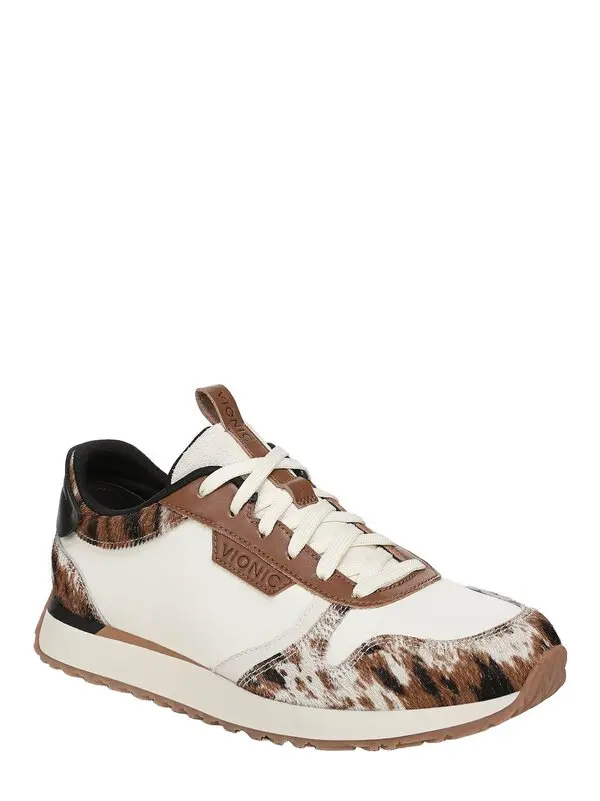 Vionic Monarch Sneaker - Ivory/black Multi