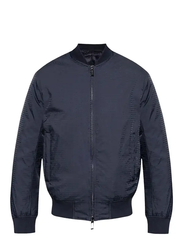 Emporio Armani Reversible Bomber Jacket - Blue