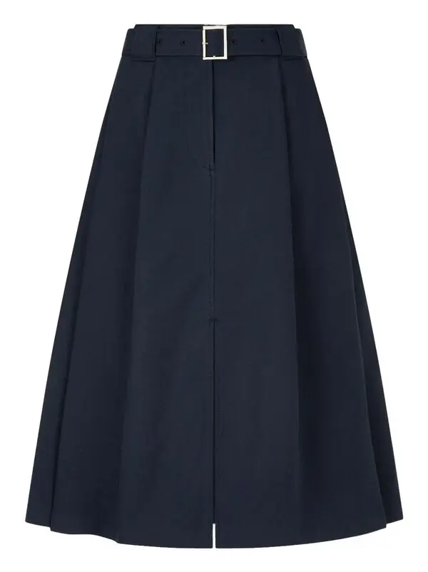 STUDIO TOMBOY City Belted Skirt - Blue