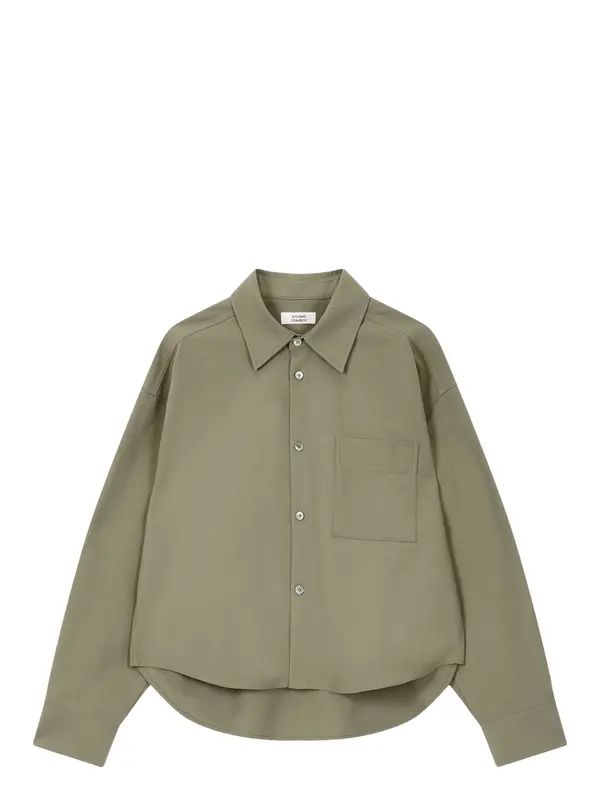 STUDIO TOMBOY One-pocket Shirt - Green