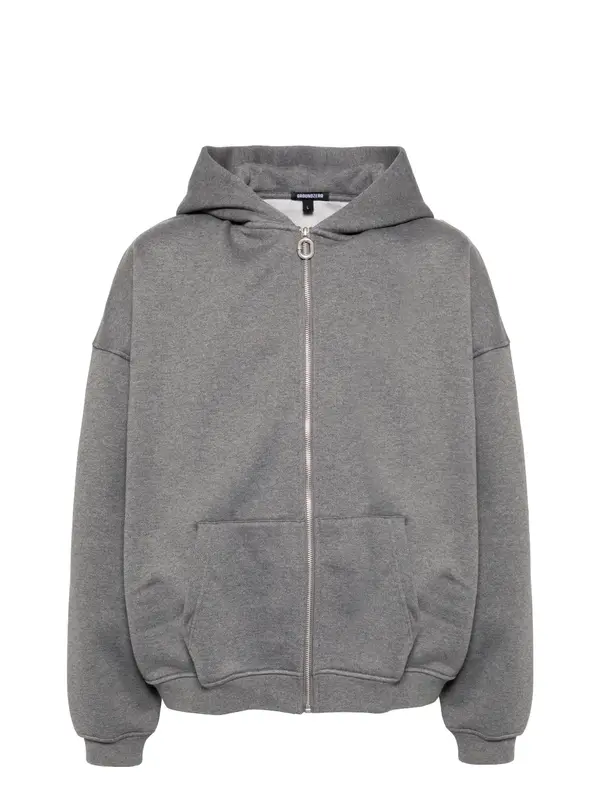 GROUND ZERO Zip-up Hoodie - Grey