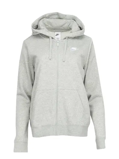 Nike Club Fleece Hoodie - Dark Grey Heather