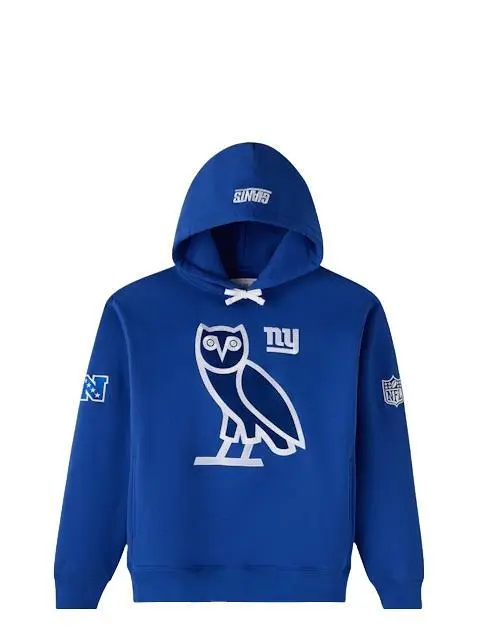 OVO X Nfl New York Giants Icon Team Hoodie - Blue