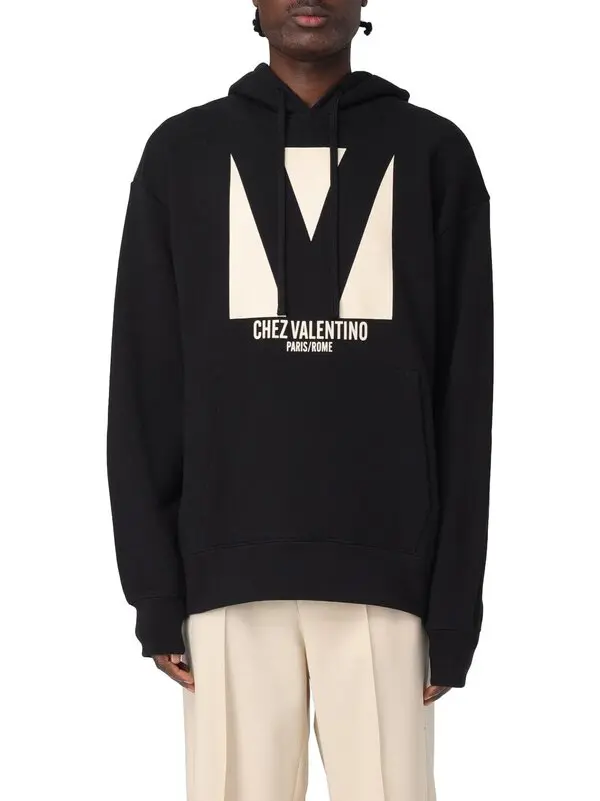 Valentino Garavani Logo Hoodie - Black