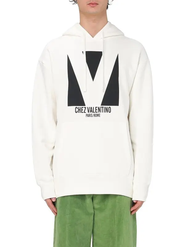 Valentino Garavani Logo Hoodie - Ivory
