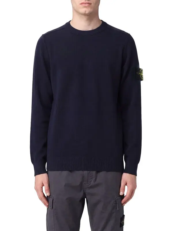 Stone Island Crew Neck Sweater - Navy